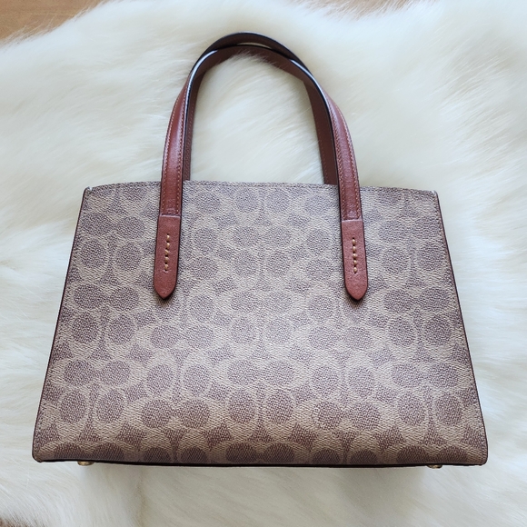 Coach | Bags | Coach Charlie Carryall 28 In Signature Canvas Coated ...